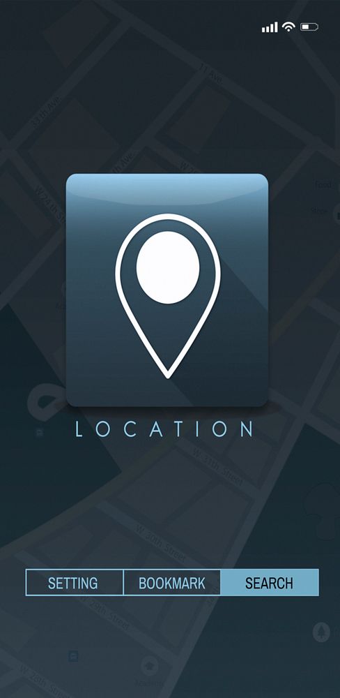 Map application user interface | Premium Photo - rawpixel