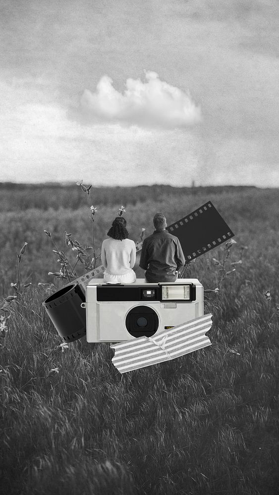 Aesthetic bw couple iPhone wallpaper | Premium Photo - rawpixel