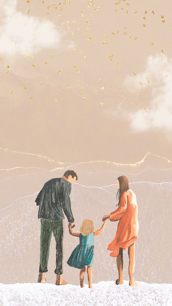 Aesthetic family beige iPhone wallpaper | Premium Photo - rawpixel