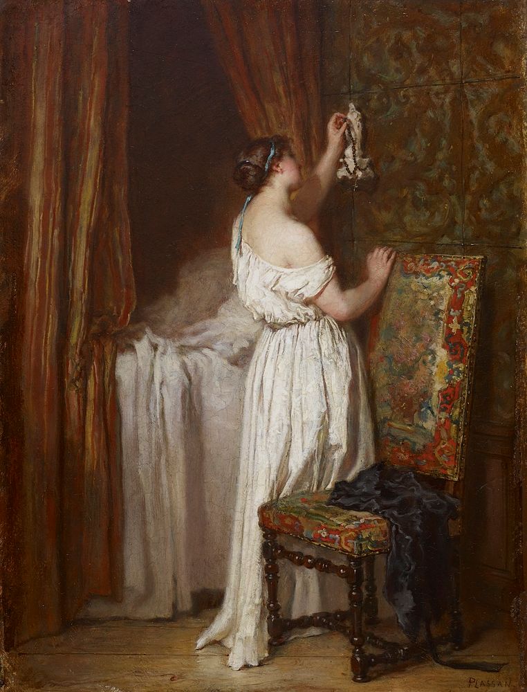 Devotion (1863-1864) Antoine Émile Plassan | Free Photo Illustration - rawpixel