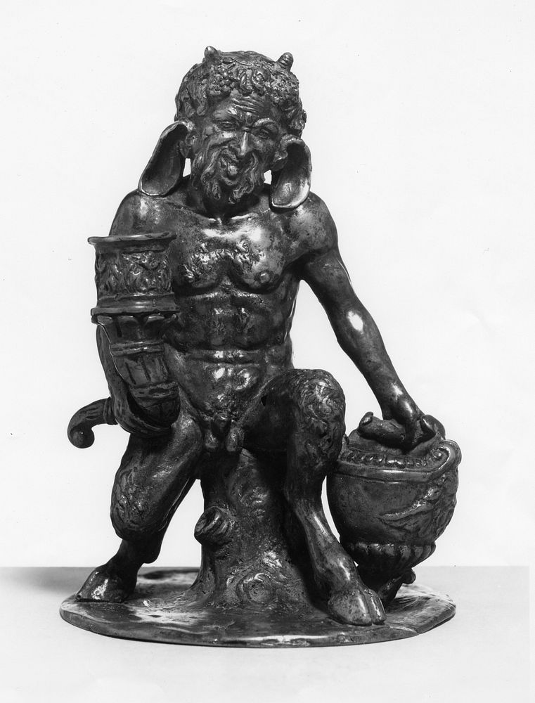 Satyr Inkwell and Candleholder (1525-1550 | Free Photo - rawpixel