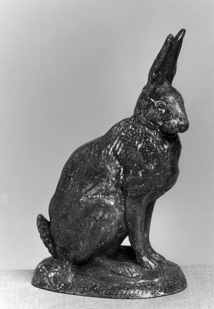 Seated Hare (19th century) Antoine | Free Photo - rawpixel