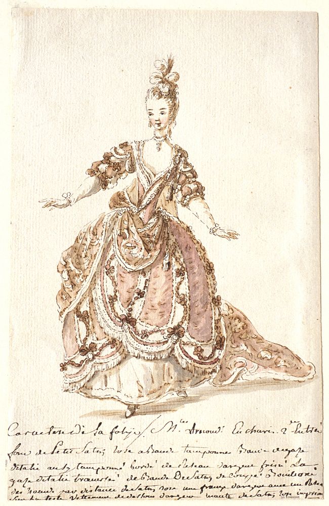 Costume Design (1762) Louis René | Free Photo Illustration - rawpixel