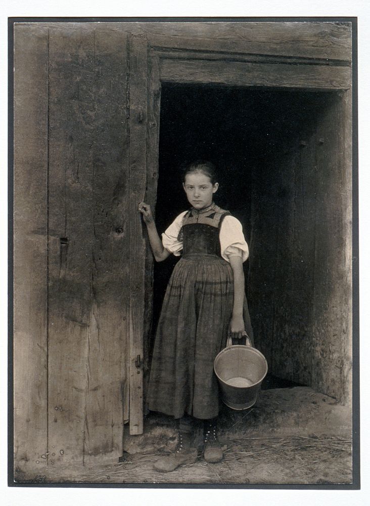 Black Forest Peasant Girl (1894) | Free Photo - rawpixel