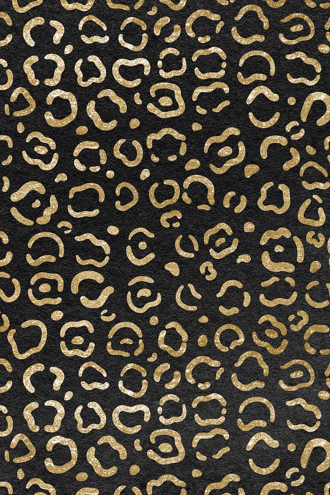 Leopard pattern black & gold | Free Photo - rawpixel