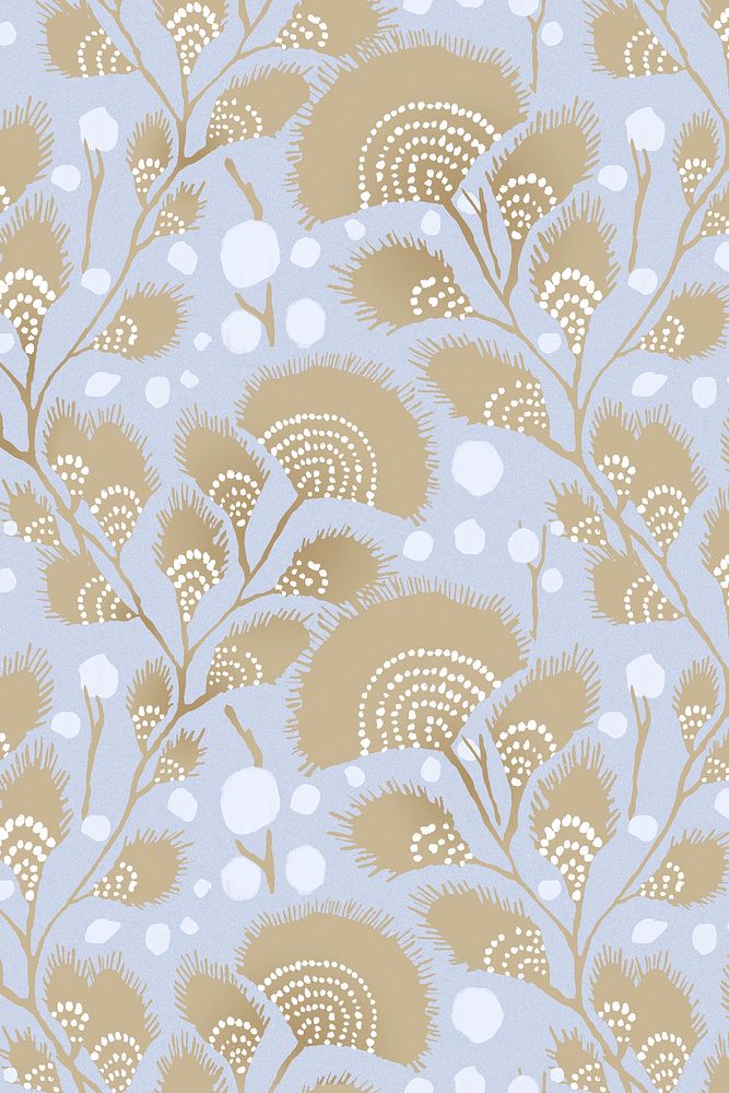 Aesthetic flower pattern background, Art | Premium Photo Illustration ...