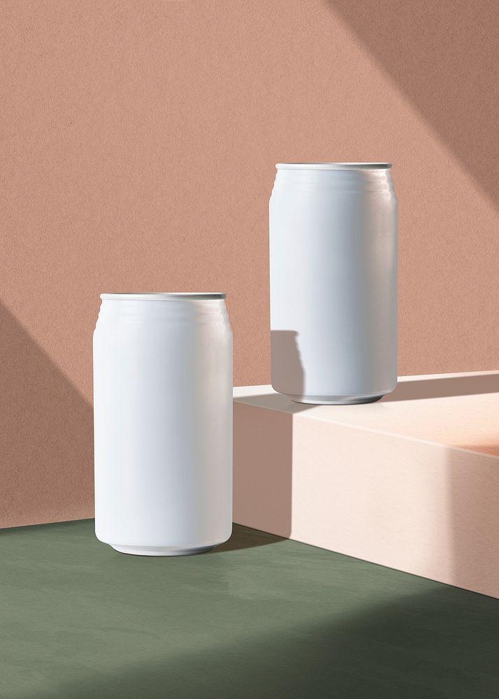 White soda cans, pink aesthetic | Free Photo - rawpixel