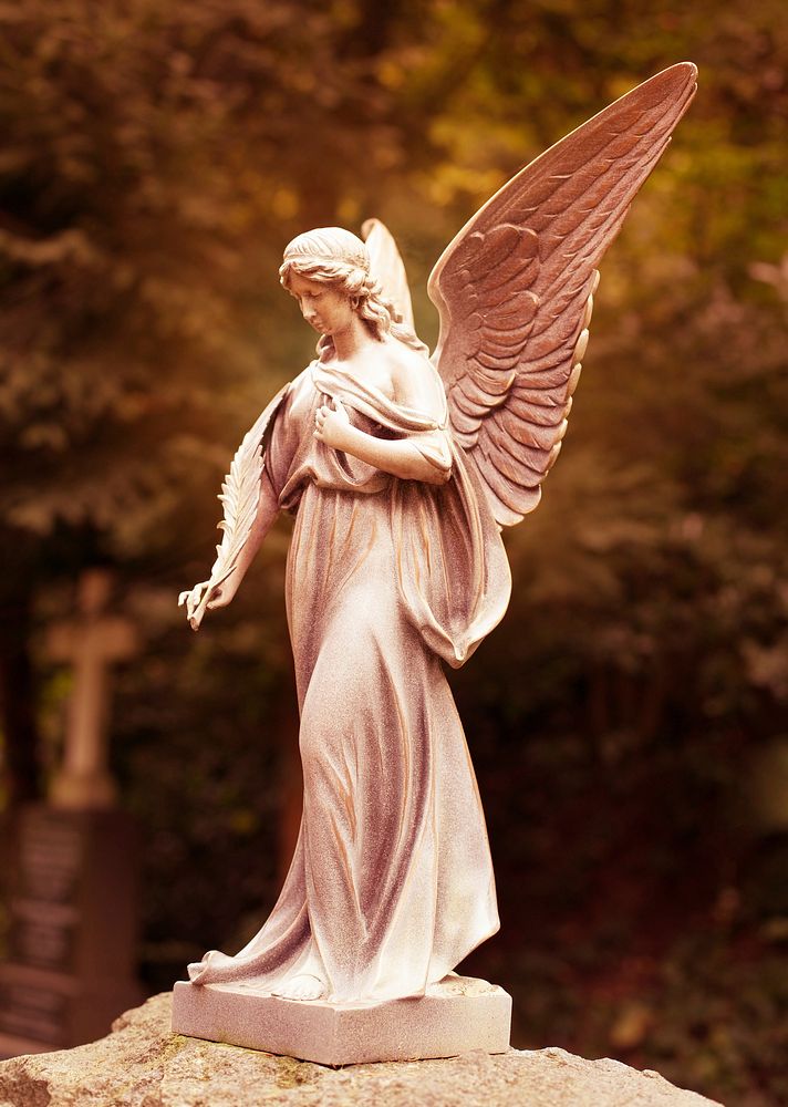 Angel statue, free public domain | Free Photo - rawpixel