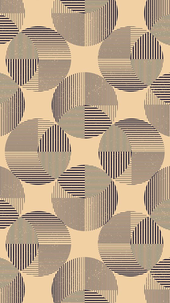 Round pattern phone wallpaper, seamless | Free Photo - rawpixel
