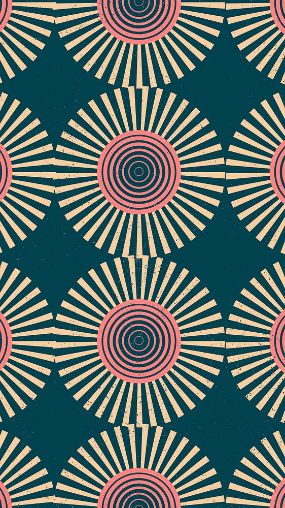 Circle pattern mobile wallpaper, colorful | Free Photo - rawpixel