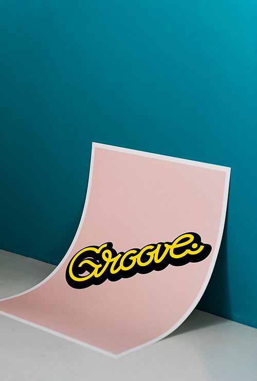 Groove word text typography | Premium Photo - rawpixel