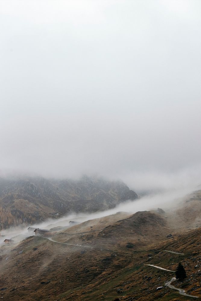 Fog over the mountains and | Free Photo - rawpixel