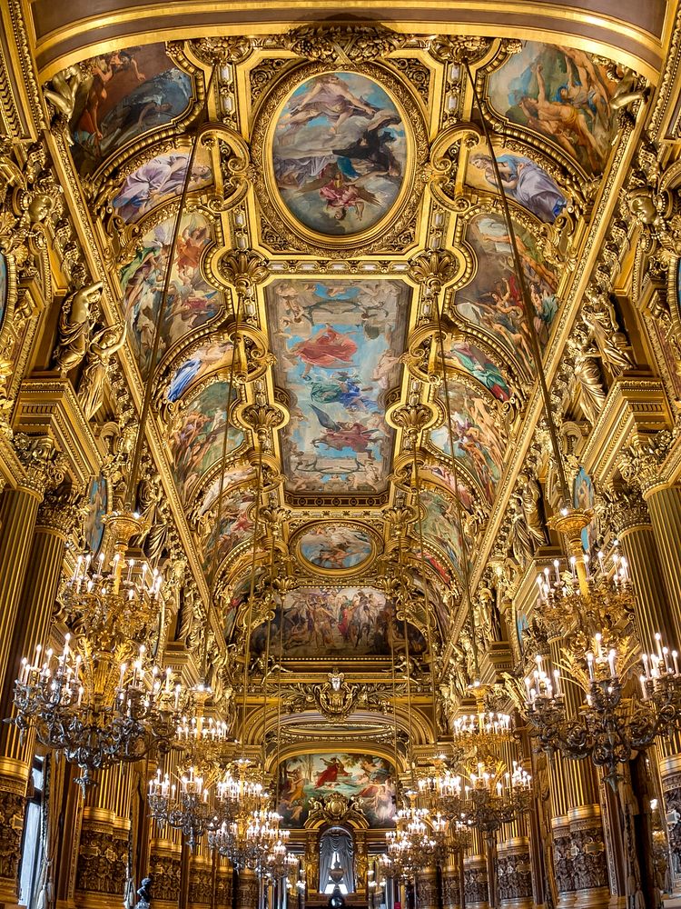 Grand Foyer Opera Garnier, Paris | Free Photo - rawpixel