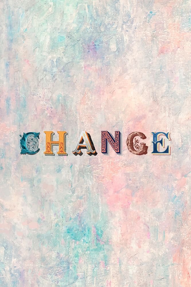 Change word antique victorian font | Free Photo - rawpixel