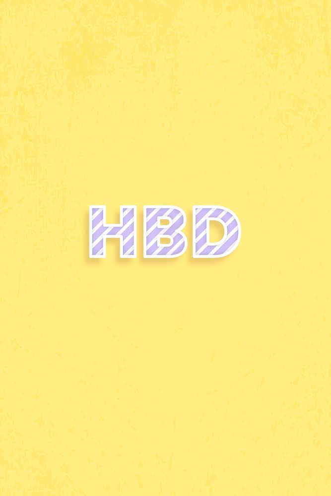 Candy cane HBD word stripe | Free Photo - rawpixel