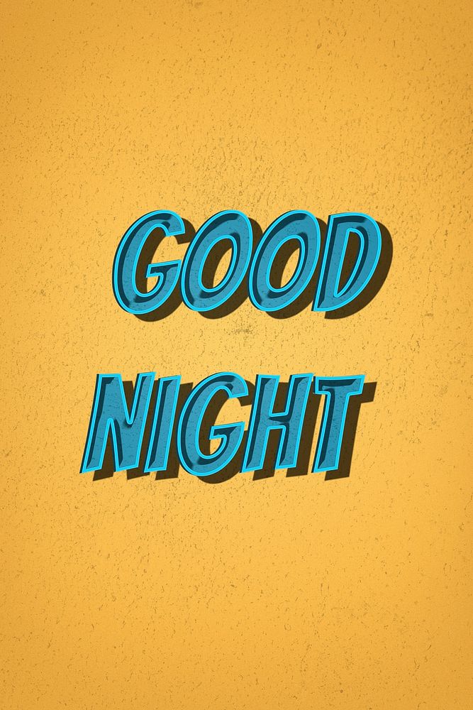Good night comic retro style | Free Photo - rawpixel