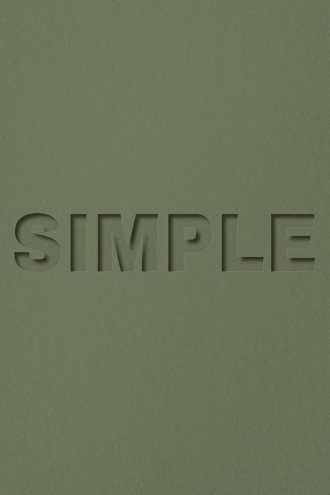 Simple text cut-out font typography | Free Photo - rawpixel