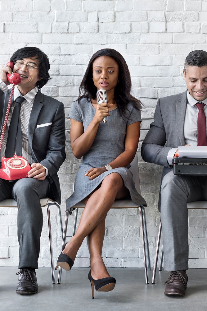 Business Team Working Using Vintage | Premium Photo - rawpixel