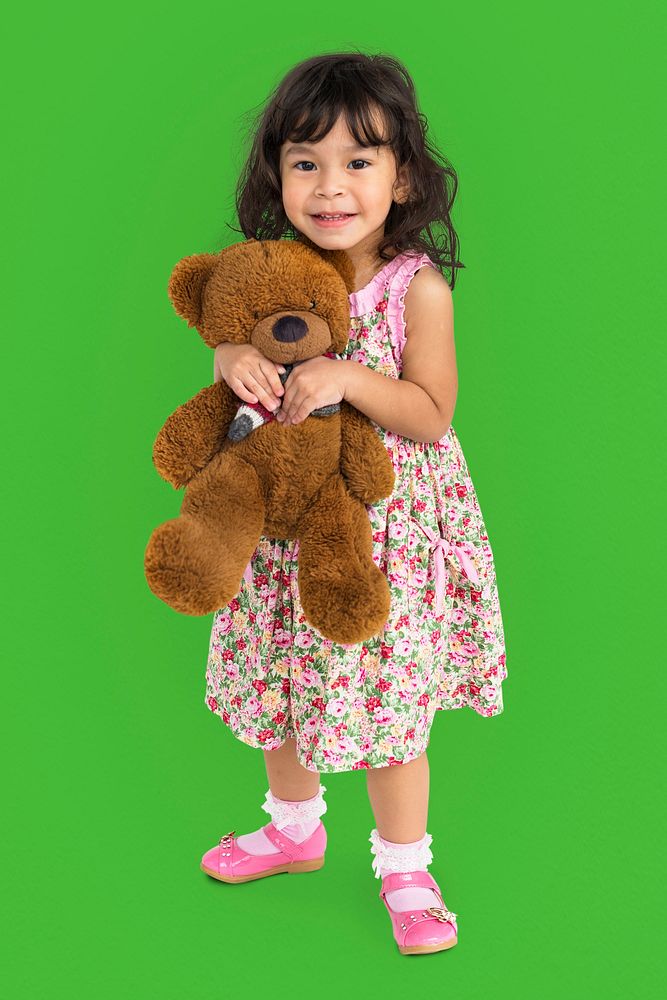 Kid Pose Standing Studio Concept | Premium Photo - rawpixel