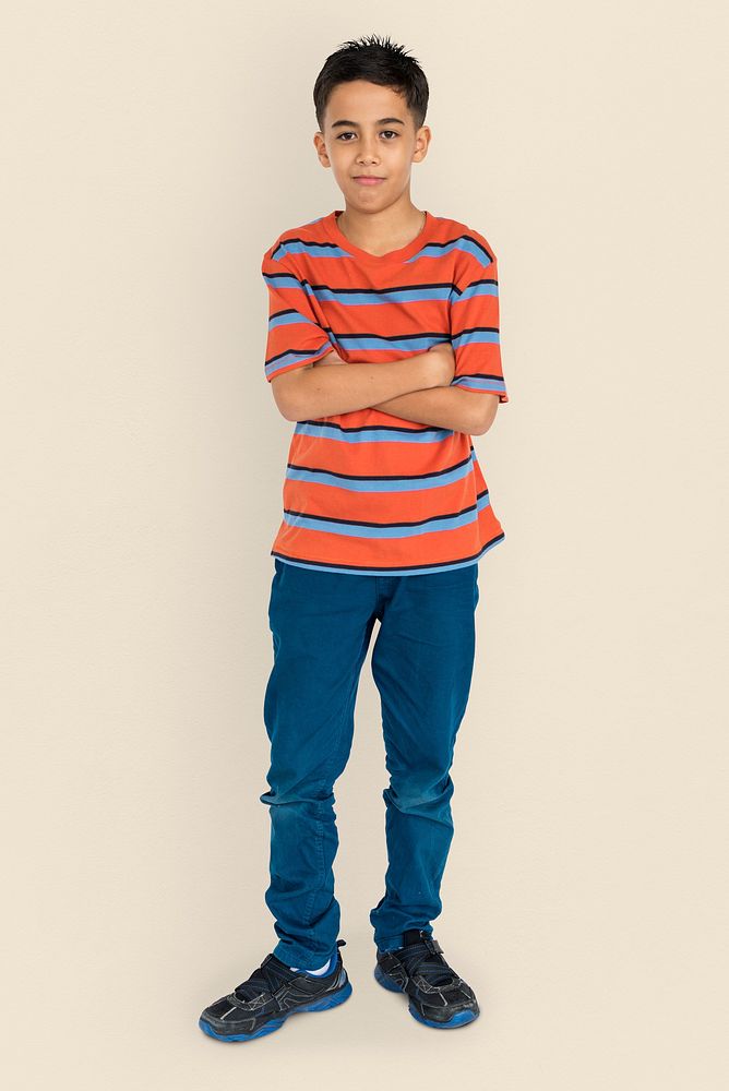 Kid Pose Standing Studio Concept | Premium Photo - rawpixel