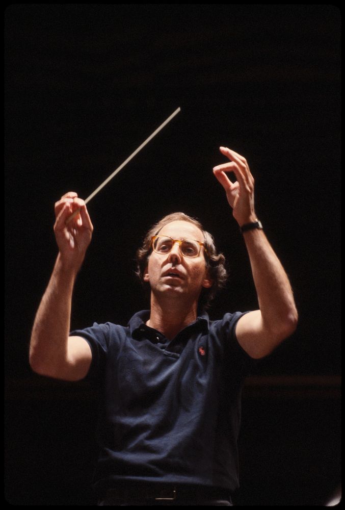 Gilbert Kaplan conducting Bernard Gotfryd | Free Photo - rawpixel
