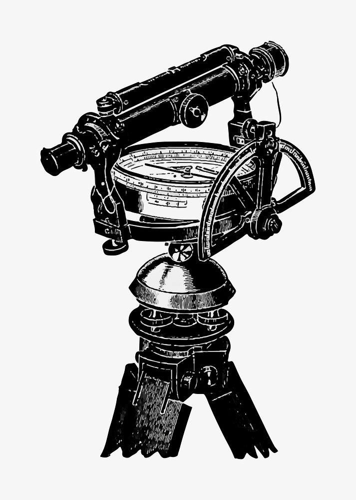 Vintage measurement tool illustration vector | Premium Vector ...