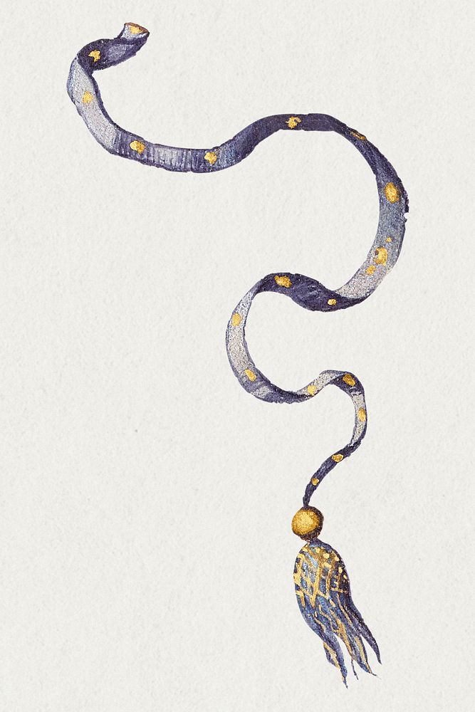 Heraldic ribbon tassel medieval ornament | Premium Photo - rawpixel