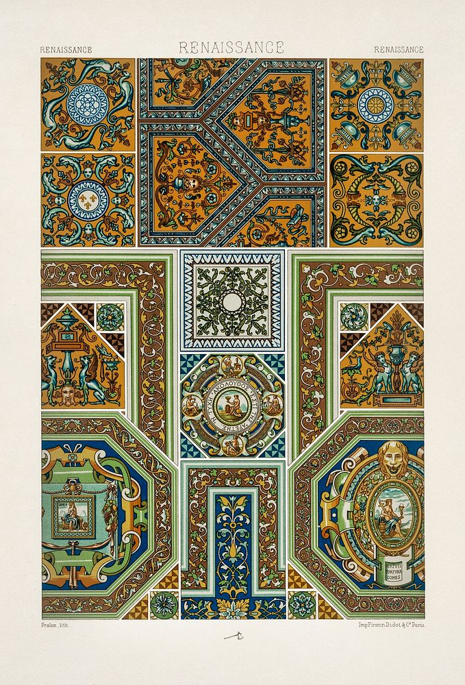 Renaissance pattern. Digitally enhanced our | Free Photo Illustration ...