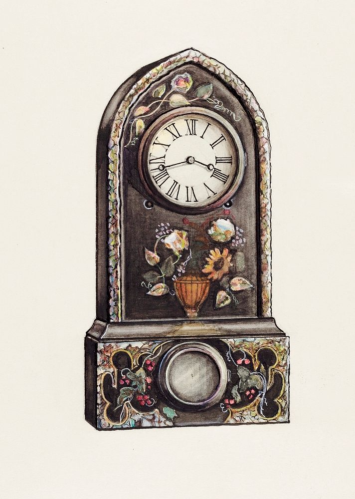 Clock (1936) Lawrence Phillips. Original | Free Photo Illustration ...