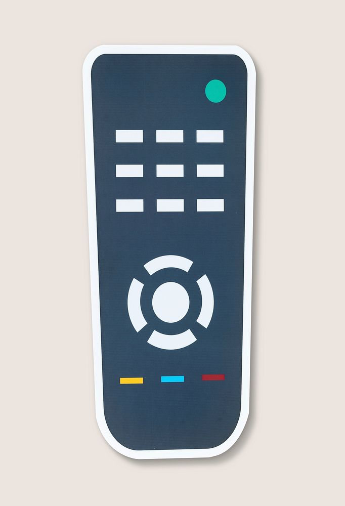 Flat remote control vector illustration | Free Photo - rawpixel