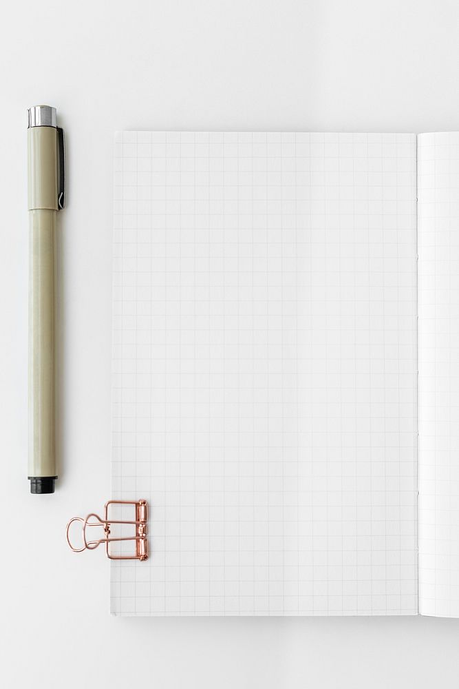 Blank plain notebook page stationary | Premium PSD Mockup - rawpixel