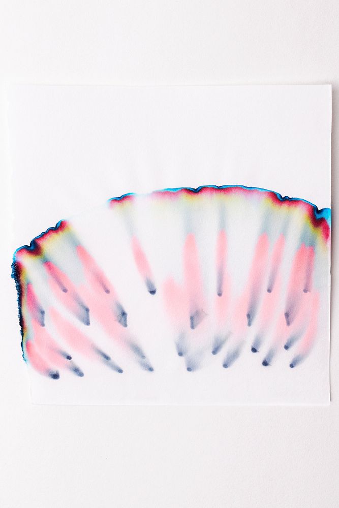 Aesthetic chromatography art on white | Free Photo - rawpixel