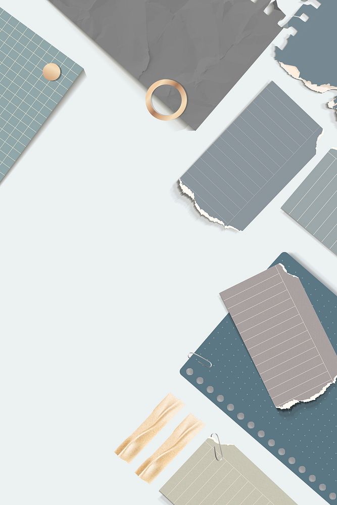 Ripped notes background design vector | Premium Vector - rawpixel