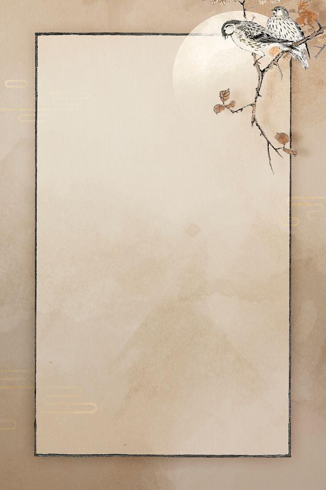 Blank bird rectangle frame design | Premium Photo - rawpixel