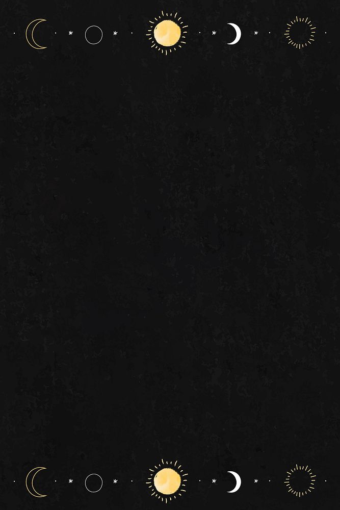 Sun and moon frame vector | Premium Vector - rawpixel