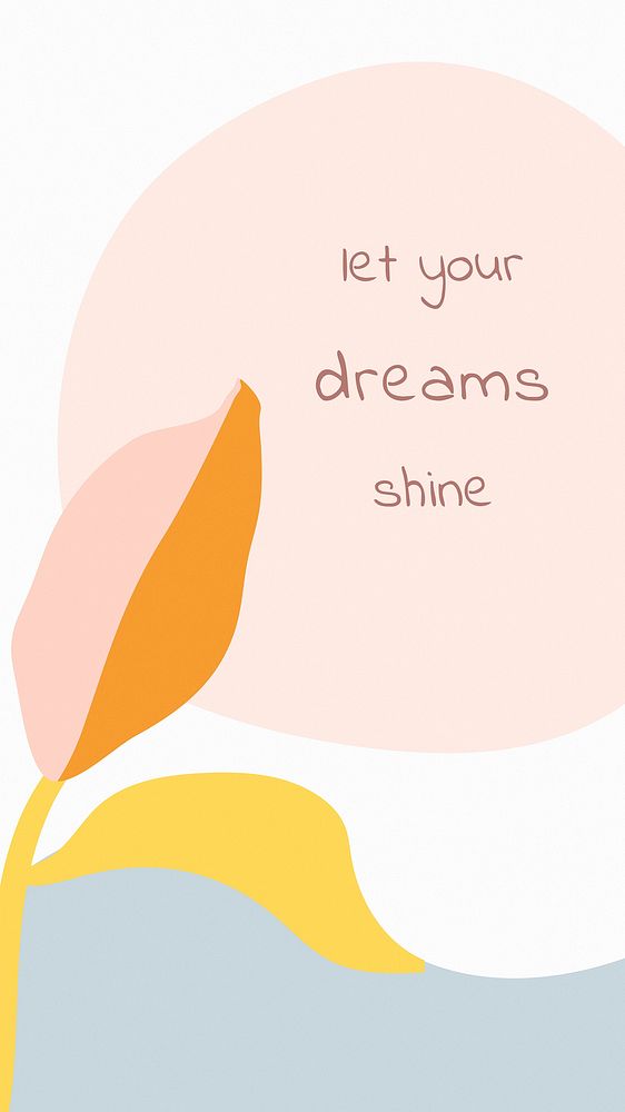 Let your dreams shine Memphis | Premium Vector Template - rawpixel