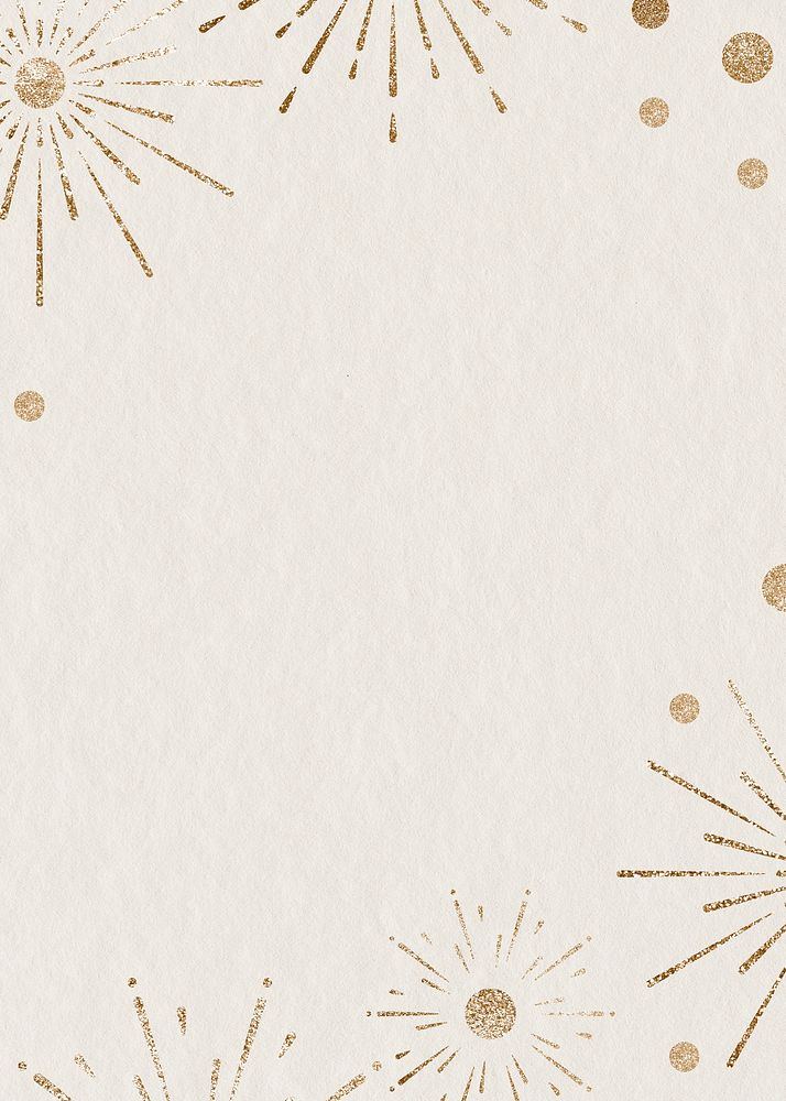 Glittery firework invitation card psd | Premium PSD - rawpixel