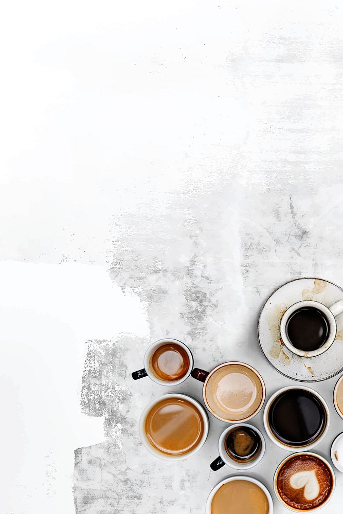 Coffee mugs an abstract white | Free Photo - rawpixel