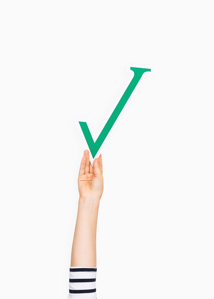 Hands holding tick mark icon | Premium PSD - rawpixel