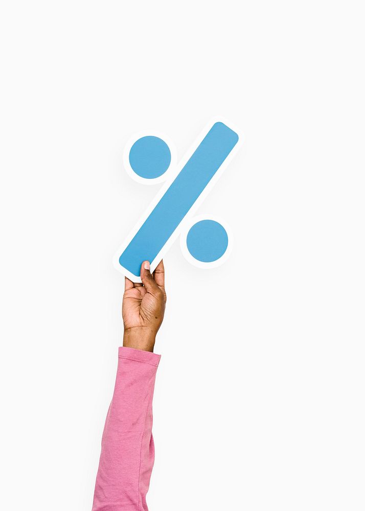 Hand handing a division mark | Premium PSD - rawpixel