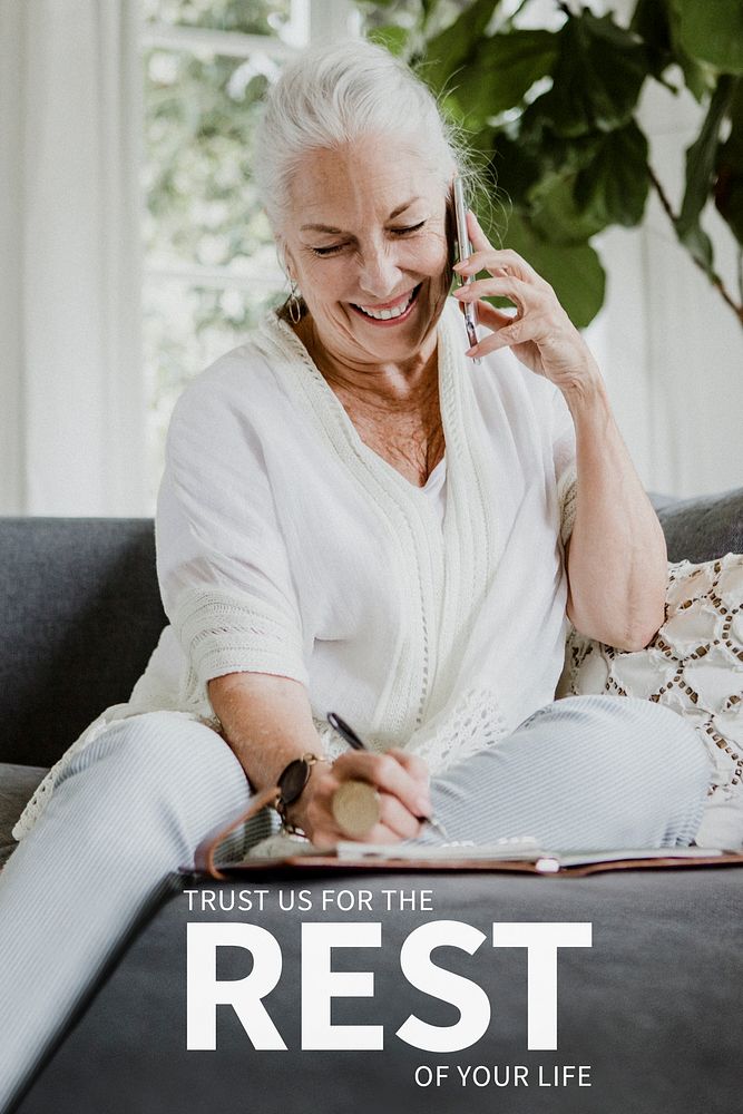 Personal life insurance elderlies ad | Free Photo - rawpixel