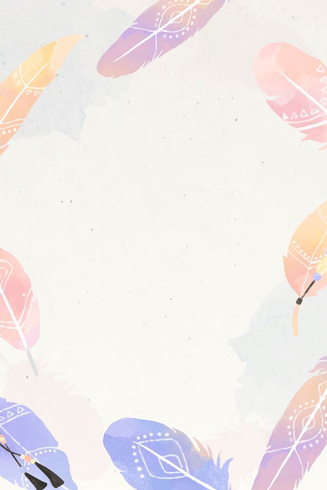 Rectangular Boho style frame vector | Premium Vector - rawpixel