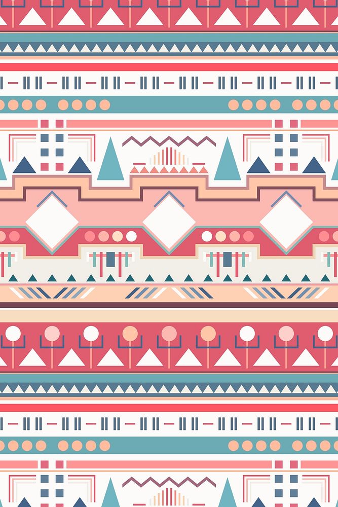 Pastel pattern, tribal background, textile | Free Photo - rawpixel