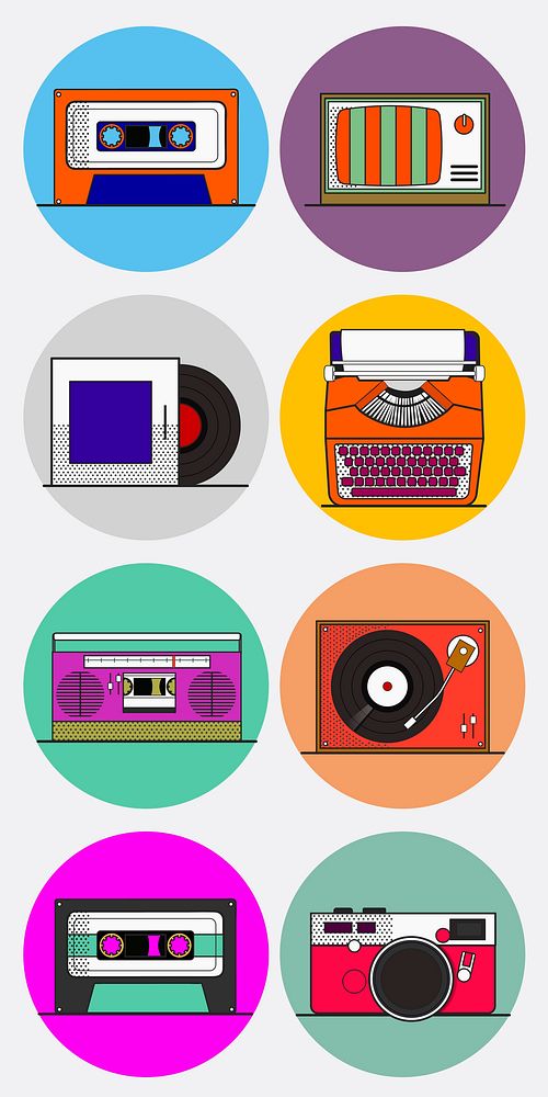 Old school device vector | Premium Vector - rawpixel