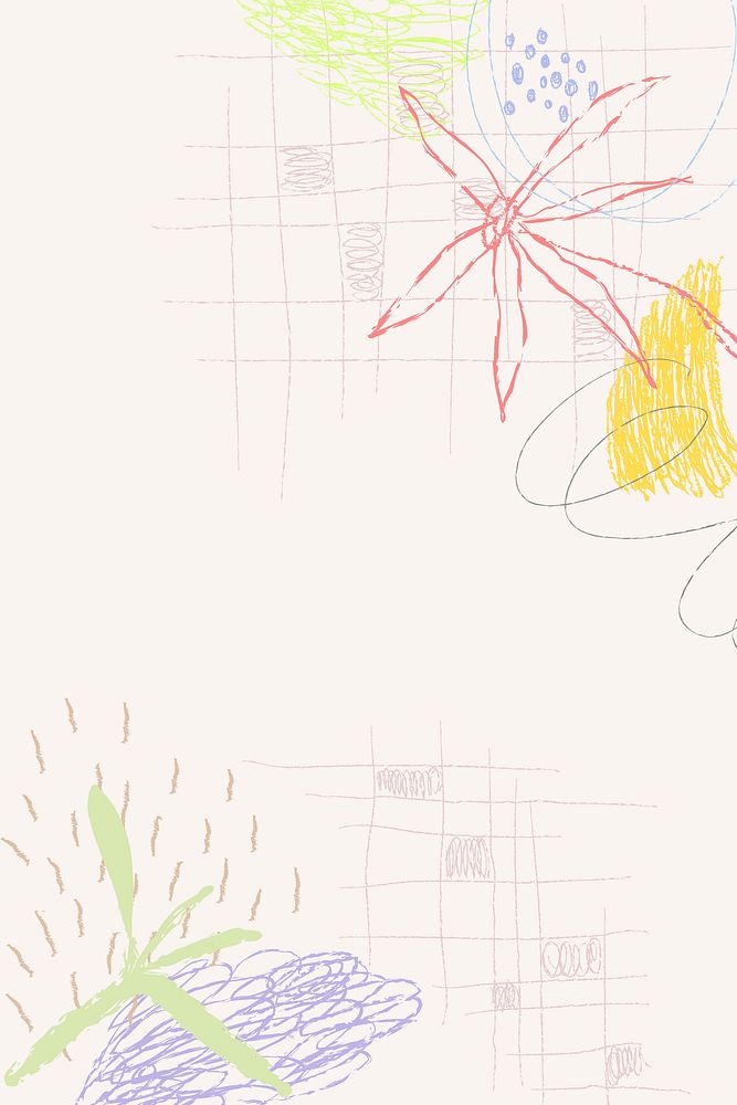 Girly abstract scribble background, pastel | Free Photo - rawpixel