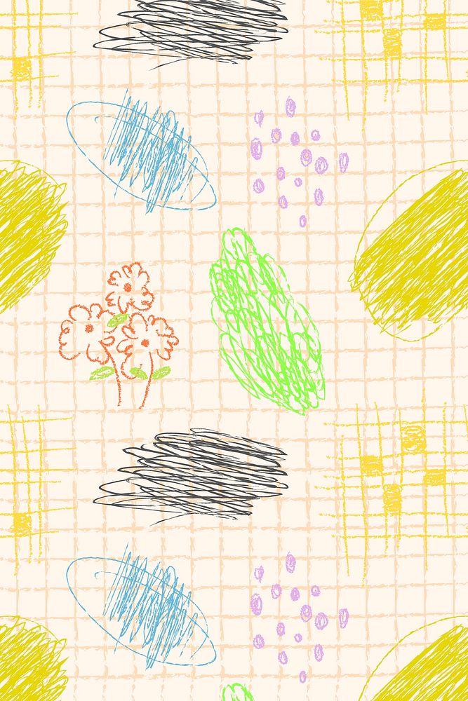 Girly abstract scribble background, pastel | Free Photo - rawpixel