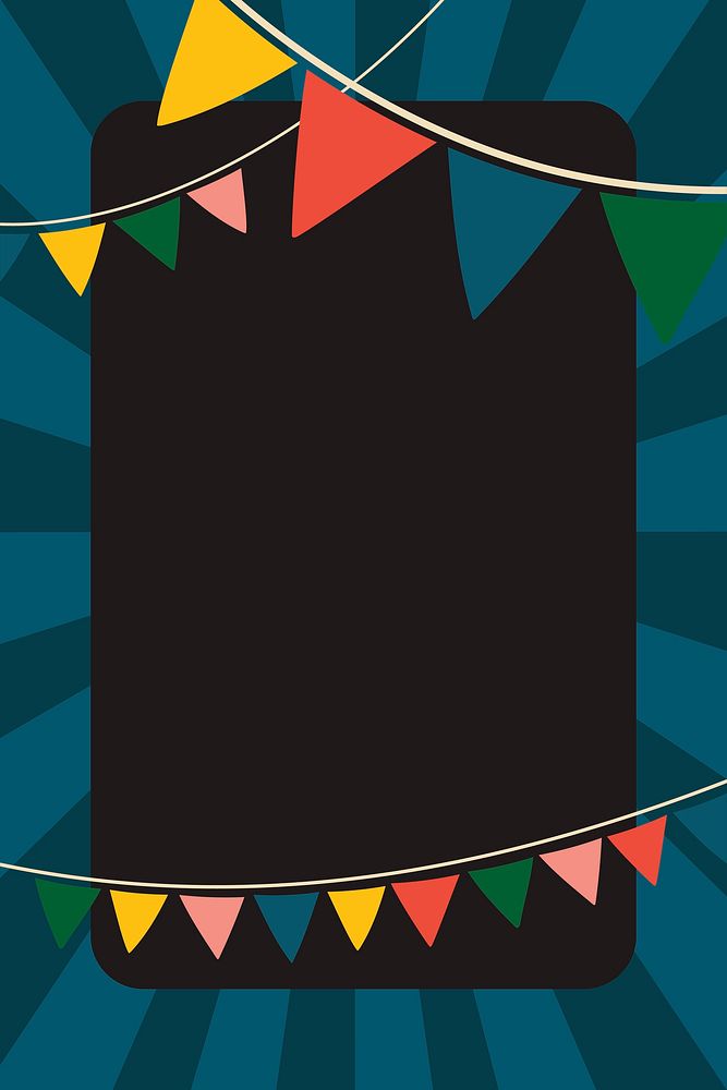 Vintage colorful frame design vector | Premium Vector - rawpixel