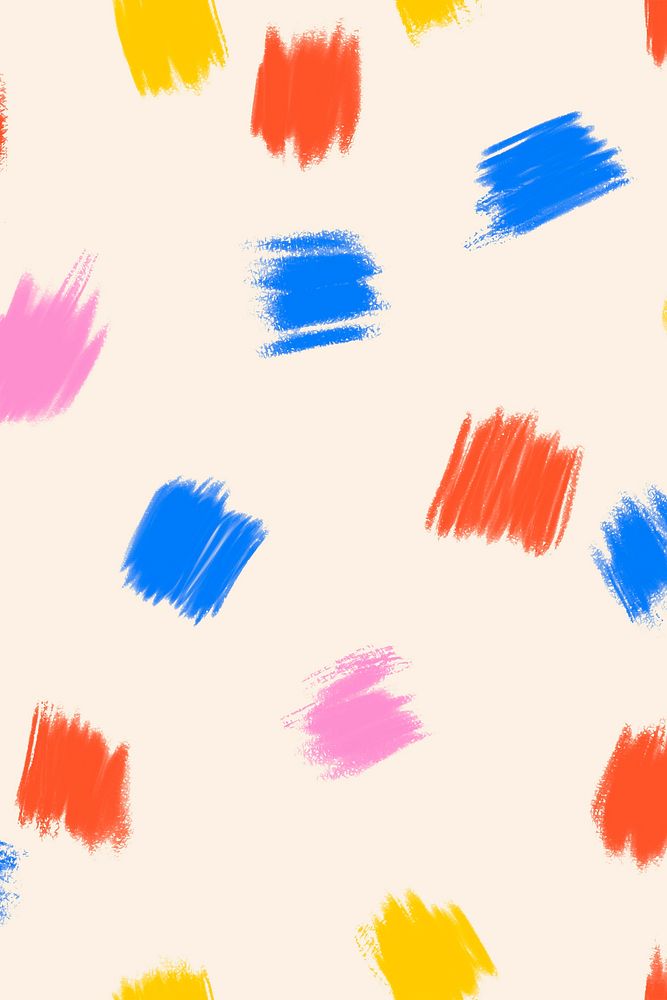 Colorful brush pattern background, abstract | Free Photo - rawpixel
