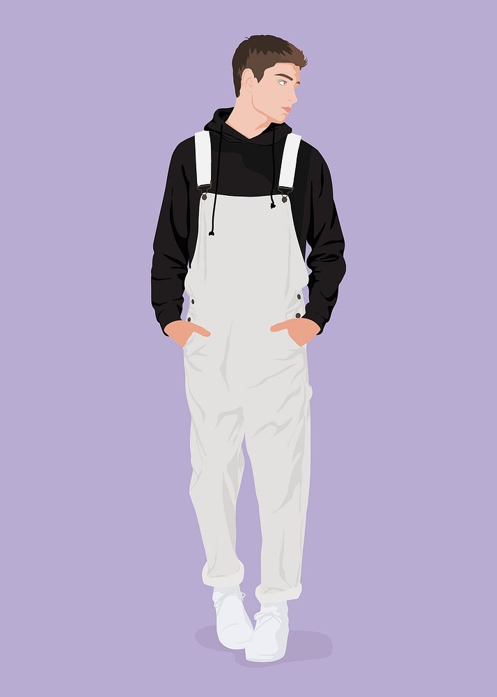 Teen boy collage element, vector | Premium Vector Illustration - rawpixel