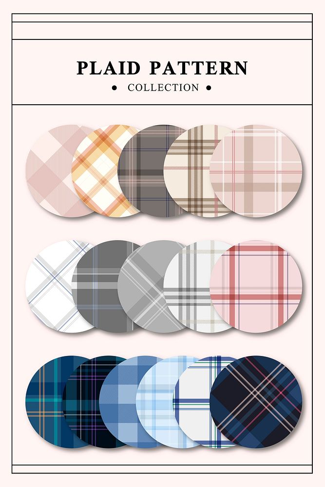 Plaid pattern fabric sample swatch | Premium Vector - rawpixel